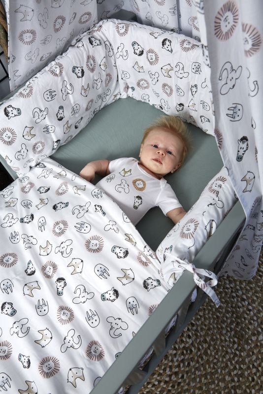 Ledikant laken Animal - www.mijnwonder.nl